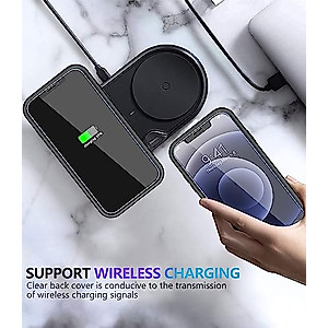 Diverbox for iPhone 12 case [Shockproof] [Dropproof] [Tempered Glass Screen Protector ] Heavy Duty Protection Phone Case Cover for Apple iPhone 12