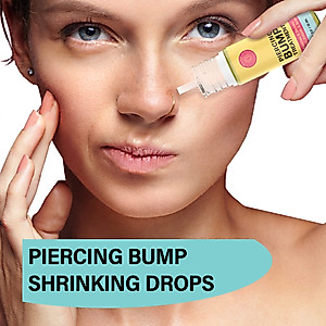 BASE LABORATORIES Piercing Aftercare - Piercing Bump Treatment Kit | Keloid Bump Removal Oil + Piercing Aftercare Spray for Ears, Nose, Body(4oz) | Piercing Cleaner Saline Solution Spray 15ml + 4oz