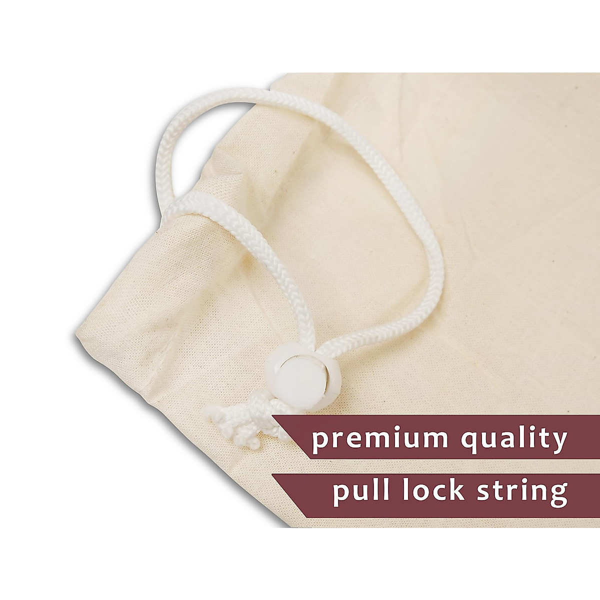 Lenenz 4 Pack Reusable Laundry Bags - 100% Cotton Multi Purpose Travel Laundry Bag - Durable & Machine Washable - Large Laundry Bag 28 x 36"