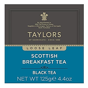 Taylors of Harrogate Scottish Breakfast Loose Leaf, 4.41 Ounce Carton