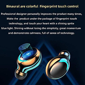 New Sport Wireless Bluetooth Earbuds for iPhone Samsung Wireless Earphone IPX 7 Waterproof, Black