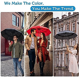 Panbu Folding Umbrella (Grey, 46inch)