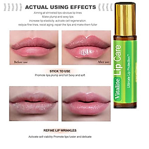 Lip Balm - Roller Ball, Original Lip Balm for Dry Cracked Lips, Women & Men, Lip Balm Gloss, Lip Moisturizer, Natural Lip Balm for Men, Lip Care Products for Lip Repair- Watermelon Lip Plum