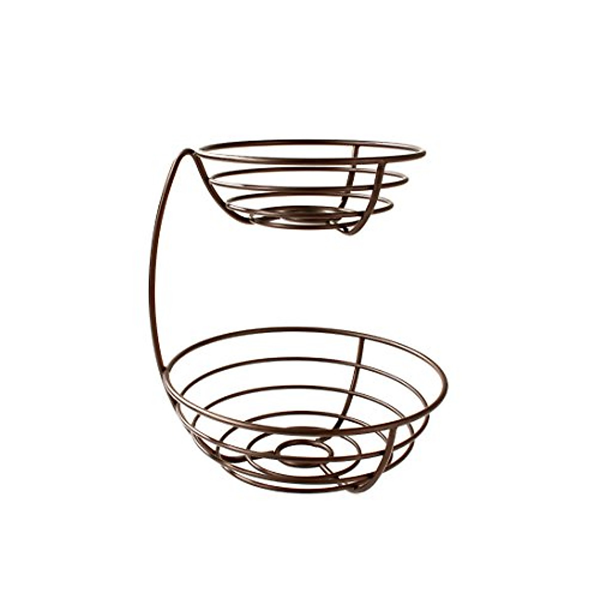 Spectrum Diversified Arched 2-Tier Server for Storage and Organization of Fruit Vegetables Produce and More, Bronze