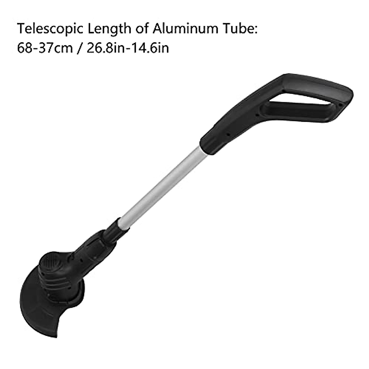 Electric Weeds Wacker Cordless Stringless Electric Lawn Mower Handheld Long Battery Life Household Cordless Small USB Rechargeable Field Mower with 20 Replace Blades for Yard Garden