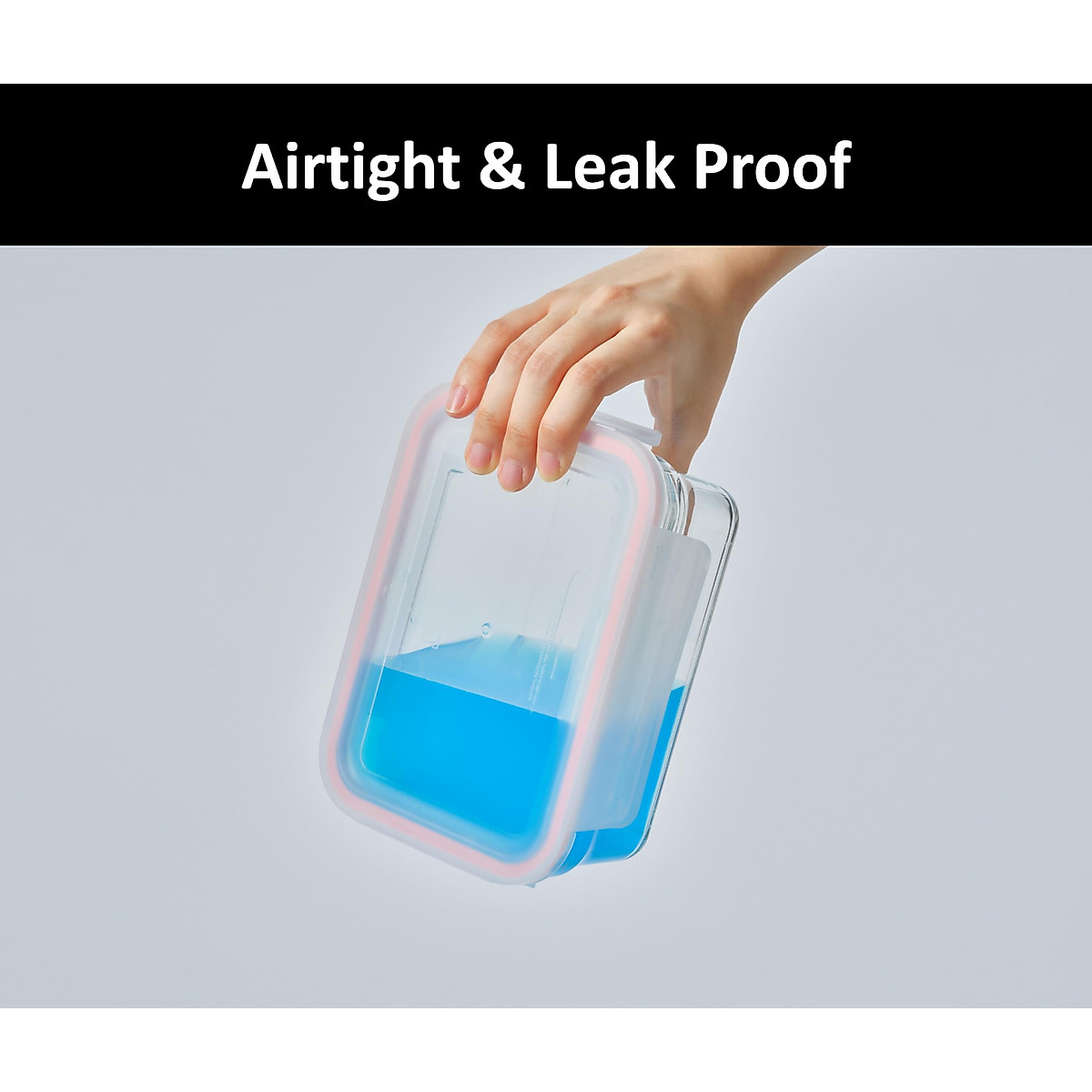 GLASSLOCK 10 pack Glass Meal Prep set (13oz & 34oz) - 100% Airtight & Leakproof, Dishwasher Safe, BPA Free lids, Freezer to Oven Safe, Lunch Bento Box, Pantry & Kitchen Storage