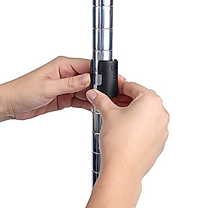 Alera ALESW853614SR Residential Wire Shelving Five-Shelf 36w x 14d x 72h Silver