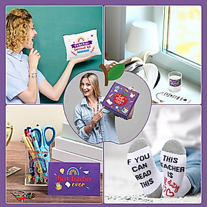 FoldTier Teacher Appreciation Gifts Thank You Best Teacher Gift Basket for Teachers Appreciation Week Themed Retirement Gift Ideas