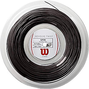 Wilson Revolve Twist 17 Tennis String - 200m Reel, Grey