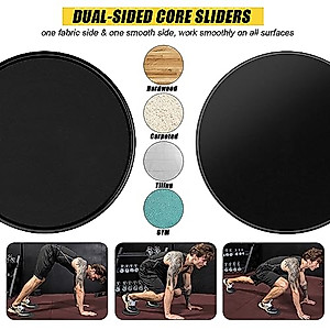 23 Pack Resistance Bands Set Workout Bands, 5 Stackable Exercise Bands 5 Loop Resistance Bands 2 Core Sliders, Door Anchor Handles Ankle Straps Carry Bag Instant Cooling Towel Wrist Wraps