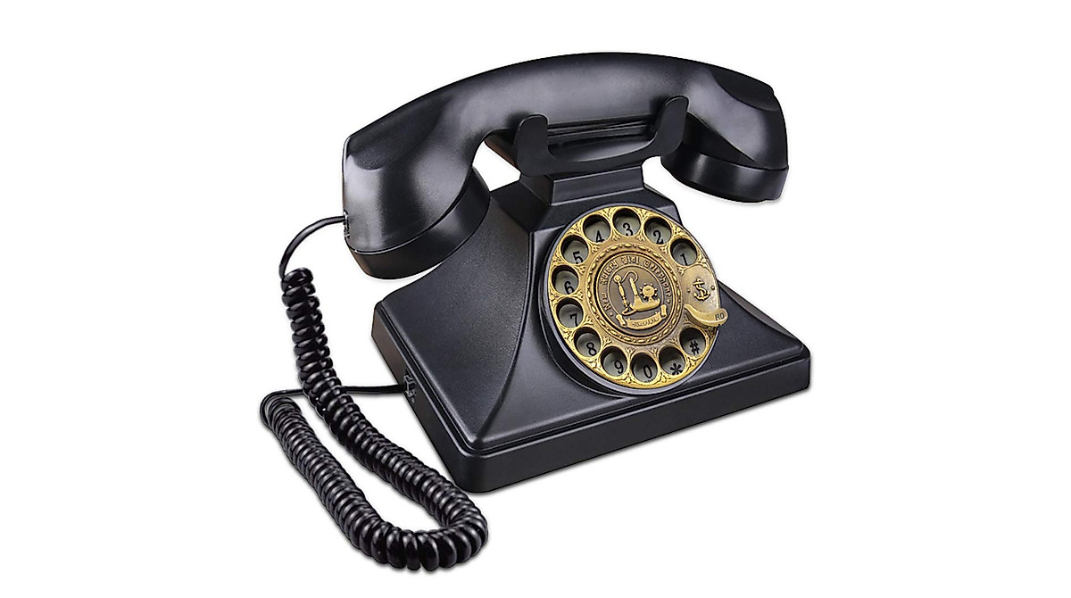 Retro EC VISION Rotary Phone - Stylish Vintage Design