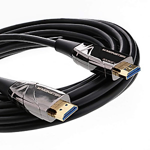 Monster, Inc. HDMI700HD4M Ultra HD High Speed HDMI Cable, Platinum, 15 feet