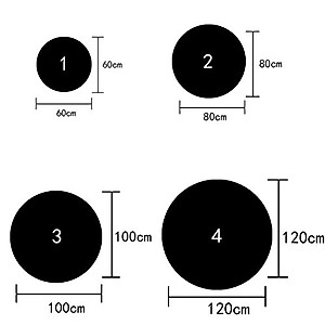 Area Rugs Rugs Living Room Pentagram Bedroom Round Mat Floor Carpet Baby Crawling Pad Multi-Function Fashion Pads