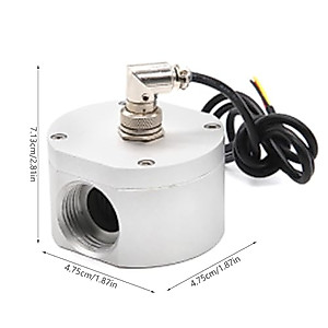 kobeIeen 3-60L/Min Fluidmeter Counter Flowmeter G1 DN25 Oil Milk Flowmeter Internal Thread Flowmeter Effect