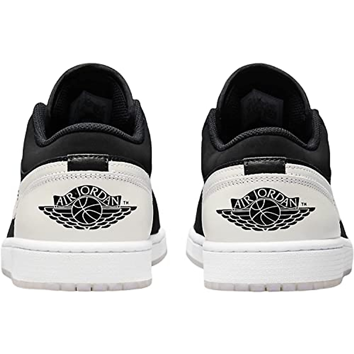 Nike Men's Air Jordan 1 Low Shoes, Black/Multi-color/White/Black, 10