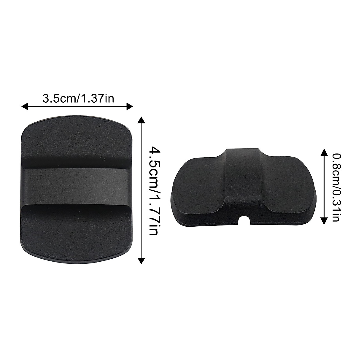 XccMe Replacement Magnetic Lid Slider,Replacement Magnetic Push Block,Compatible Universal Replacement for Sliding Lids,for yeti Magnetic Lid 10 oz, 20 oz,30 oz (2 PACK, Black)