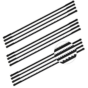 JTEX Scroll Saw Blade 5-Inch Pin End Assortment, 48 Pack, Replacement for Wen 3921, Delta, Ryobi, Dremel, Craftsman, Penn State and All 15in. and 16in. Scroll Saw