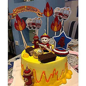 Birthday Candle Cake Topper Firefighting Candle for Birthday Party