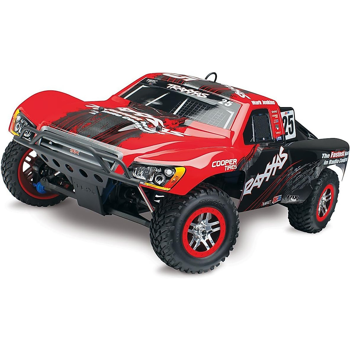 Traxxas Slayer Pro 4X4: Powered 4WD Short Course Racing Truck (1/10 Scale), Red/Black