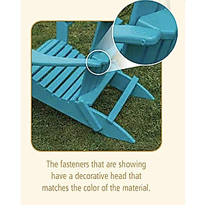 Bright Purple-Poly Lumber Folding Adirondack Chair with Rolled Seating Heavy Duty Everlasting Lifetime PolyTuf HDPE - Made in USA - Amish Crafted