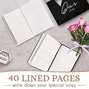 Vow Books with Ring Box for Wedding Ceremony, Vow Books for Wedding, Vow Book, Wedding Vow Books, Vow Books His and Hers, Vows Book, Wedding Vows, Wedding Vows Book, His Her Vows Book