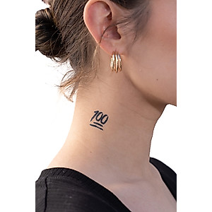 Thug Ink Temporary Tattoos - Volume I - 10 Temporary Tattoos ~ Face Tattoos ~ Teardrop, Cross, Praying Hands, etc~ Thug Life ~ Fake Tattoos ~ Water-transfer Tattoos