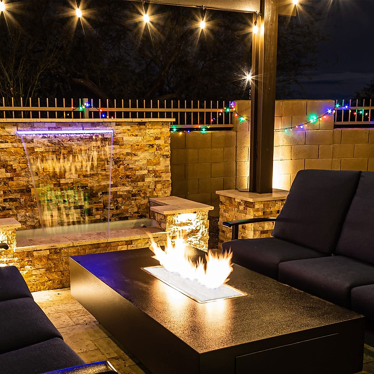 4 Pcs Ceramic Wool Wick Sponge for Extend Fire Life, Ceramic Wool Wick Sponge for Tabletop Fire Pit Bowl, Ceramic Fiber Insulation for Ethanol Tabletop Fires, 12 x 8 x 1 Inches