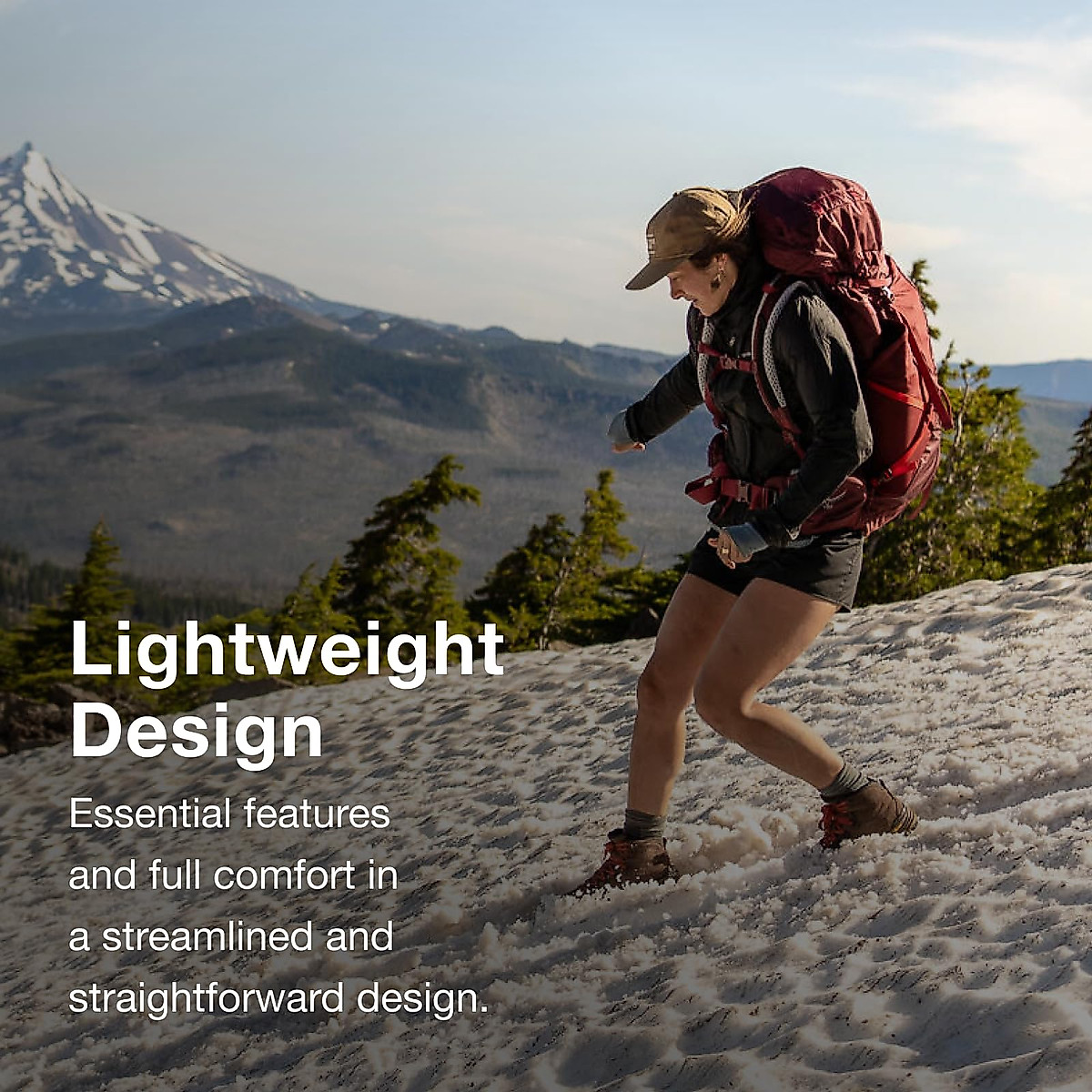 Osprey Aura AG LT 65L Women's Backpacking Backpack, Antidote Purple, WM/L