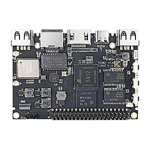 Khadas Single Board Computer,VIM2 Basic Amlogic S912, 1.5GHz 64-bit Octa-Core CPU, T820MP3 GPU,2x2 MIMO 802.11ac WiFi, Gigabit LAN and a USB-C 2.0 Port,a programmable MCU, and Khadas TST(DDR4 2+16GB)