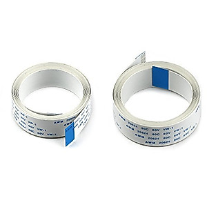 UCTRONICS for Raspberry Pi Camera Cable, Ribbon Flat FFC Camera Cable for Raspberry Pi 15pin 1.0mm Pitch 200cm 6.56ft (Pack of 2)