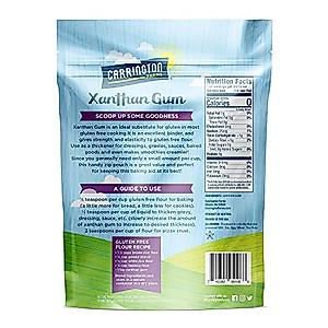 Carrington Farms- Xanthan Gum - Non-GMO - Zero Calories - Vegan - Gluten Free - 5oz.