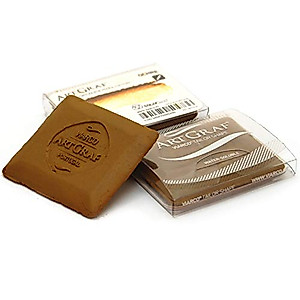 Art Graf Water-Soluble Tailors Chalk Square Disc, Ochre