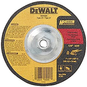 DEWALT Grinding Wheel for Metal, 7-Inch (DW4999)