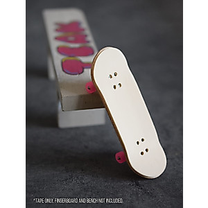 Teak Tuning 2PK Prolific Foam Grip Tape, Cream Edition (1mm Thick) - Adhesive Backing - Extra Soft, Professional Quality Foam - Optimal Control - 110mm x 35mm - Includes File for Clean Application