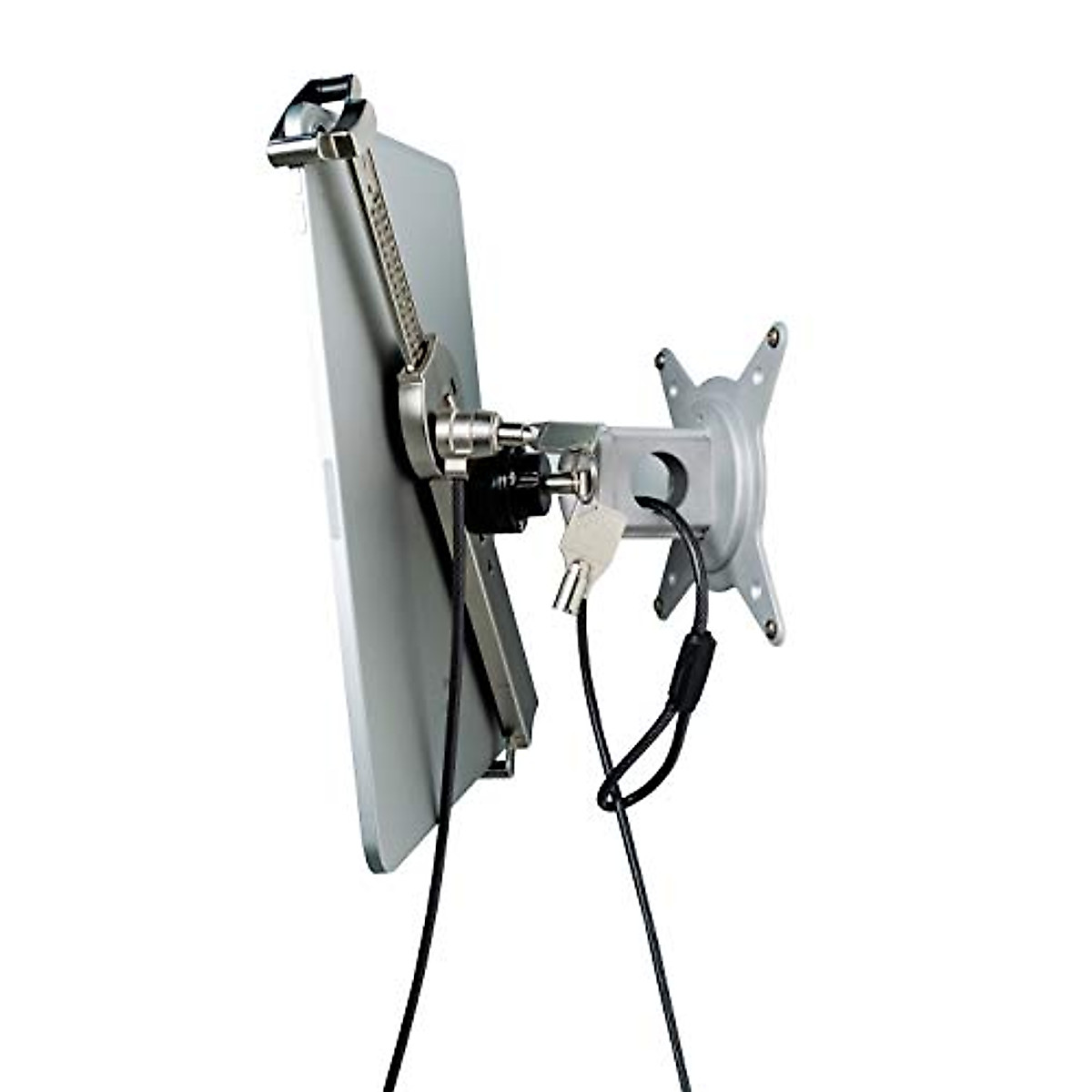 CTA Digital Adjustable Arm Grip Rotation Wall Mount for 8-12.75 Inch Tablets