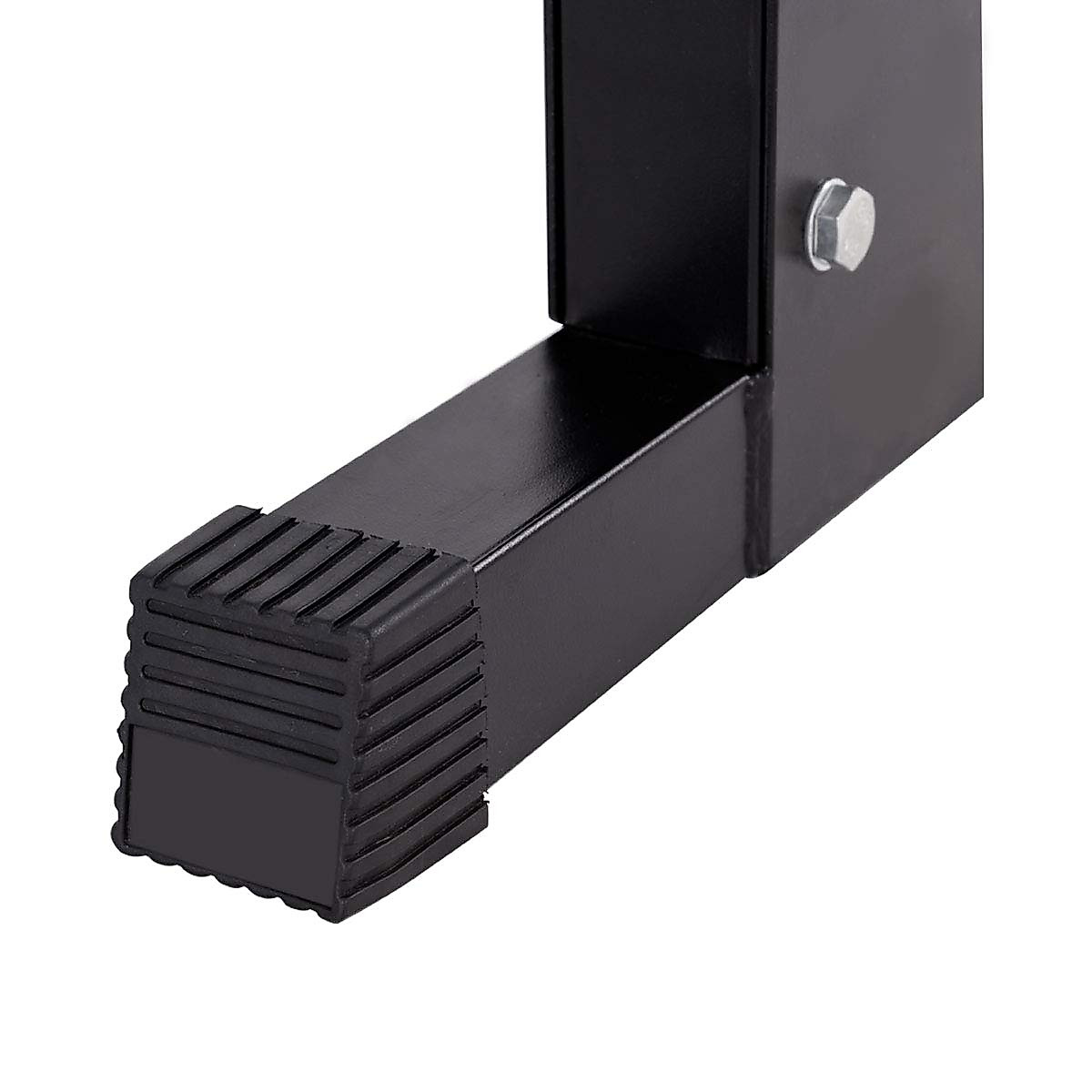 Gymax Adjustable Power Rack, Multi-Grip Power Rack Pull/Chin Up Bars Squat Cage Heavy Duty Power Rack for Home Gym Athletics Fitness