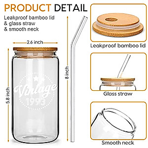 Anthurium 30th Birthday Gifts For Her - 1993 30th Birthday Gifts - 30 Year Old Birthday Gifts for Women, 30 Birthday Idea Presents For Men, Women, Friends, Sister, Brother