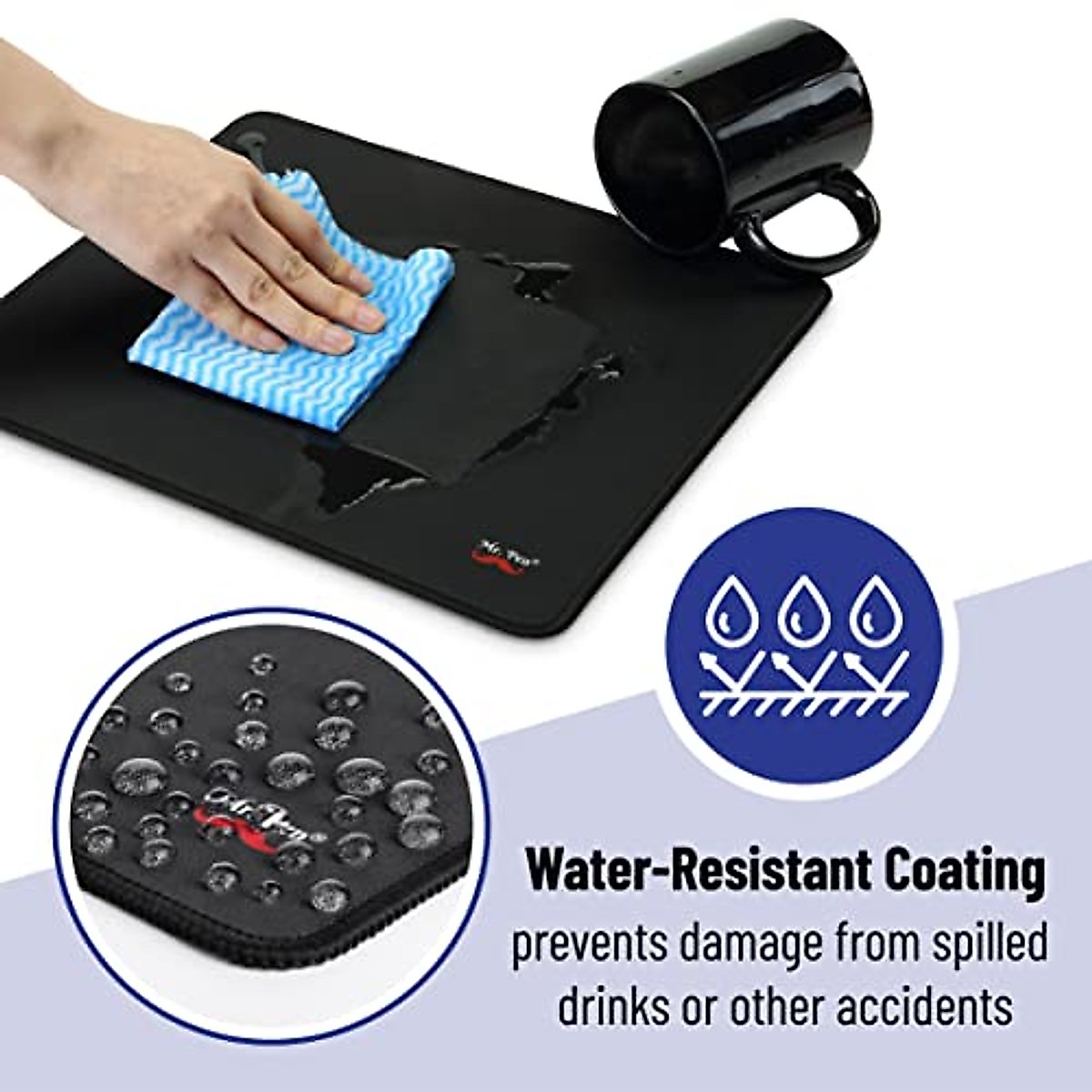 Mr. Pen- Mouse Pad, 12.5"x10.5", 2 Pack, Mouse Pads for Wireless Mouse, Mouse Pad Gaming, Computer Mouse Pad, Mouse Pad for Laptop, Gamer Mouse Pad, Pad Mouse, Mouse Pad for Gaming, Laptop Mouse Pad