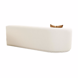 TOV Furniture Fickle Cream Boucle Modular Laf Loveseat