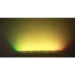 DragonX RGBA Wall Wash Light Bar Plus | 65W LED Wide Beam Horizon Uplights, Professional DJ Stage Strip Strobe Flood Lighting Package DMX for Church, Wedding, Disco, Indoor Party, Club, Band