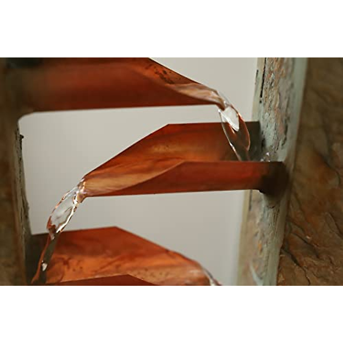 Kenroy Home 51008SLCOP Spillway Indoor Table Water Fountain, Slate and Copper