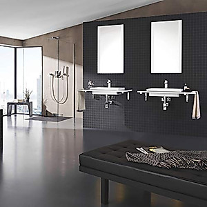 Grohe 27705000 Euphoria Cube Rain Shower Head, 2.5 GPM, Starlight Chrome