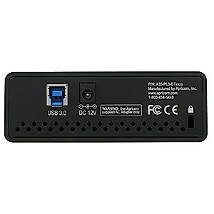 Apricorn 4TB Aegis Desktop Padlock FIPS 140-2 Validated 256-Bit Encrypted Hard Drive (ADT-3PL256F-4000)