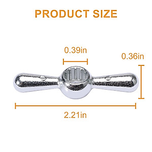 VIDABTE PP806-15 01-5097 Lawn Faucet Hose Bibb Tee Handle, Outdoor Faucet Handle for Plumb Pak, Hose Bib Handles Replacement 12 Point Broach (4 pcs)