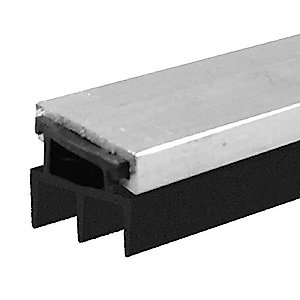 Mortised Door Bottom Sweep with Neoprene Sweep 7/16”h Exposed 0.69” Total Height (#7852) (48")