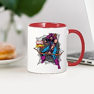 CafePress Hawkeye Ripped Mug Ceramic Coffee Mug, Tea Cup 11 oz