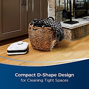 BISSELL ReadyClean Wet/Dry Mopping Hard Floor Robot, Auto-Pad Change Technology, LiDAR Advanced Home Mapping, WiFi- App Connection,Smart Docking,3571