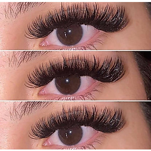 SIVOTE Lash Tweezers for Eyelash Extensions, Set of 3 - Volume, Volume Boot, Slim 90 Degree Tweezers with Fiber Tips in Pastel Colors, Ideal for Mega, Volume & Russian Lashes - Includes Leather Pouch