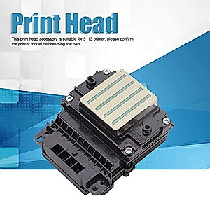 Print Head Replacement for 5113 First Locked Printer, Lightweight PPE and PPS Material Printhead Replacement Printer Replacement Parts, Easy To Install, Practical Printhead Accessory