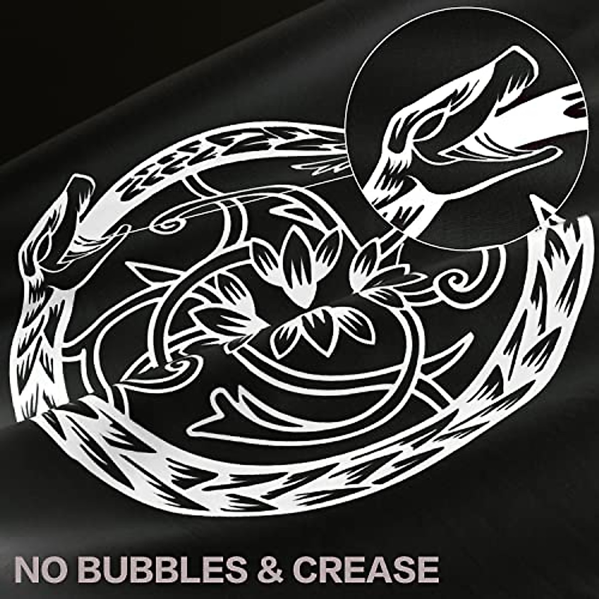 HTV Vinyl Roll, White Iron On Vinyl 12in x 9ft HTV Heat Transfer Vinyl for All Cutter Machine